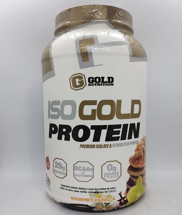 GOLD NUTRITION-ISO GOLD PROTEIN HIDROLIZED - D&D Suplementos Deportivos
