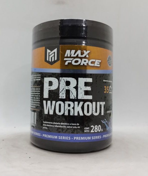 MAX FORCE-PRE WORKOUT – D&D Suplementos Deportivos